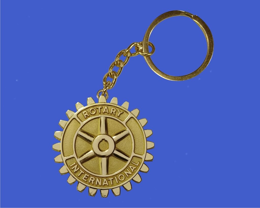 Rotary Mark of Excellence Logo Key Chain – Mohan Plastic Industries